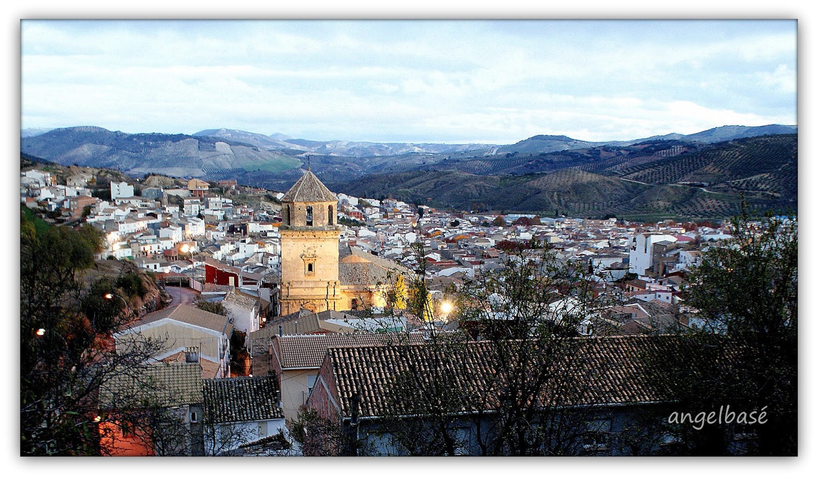 FOTOGRAFÍAS DE ANGEL DEL MORAL "angelbasé" HUELMA (Jaén): PANORÁMICA DE ...