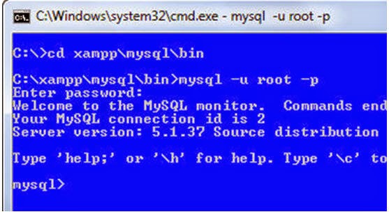 SMKN3 MAUMERE: MENGAKSES DATABASES MYSQL DARI COMMAND PROMPT