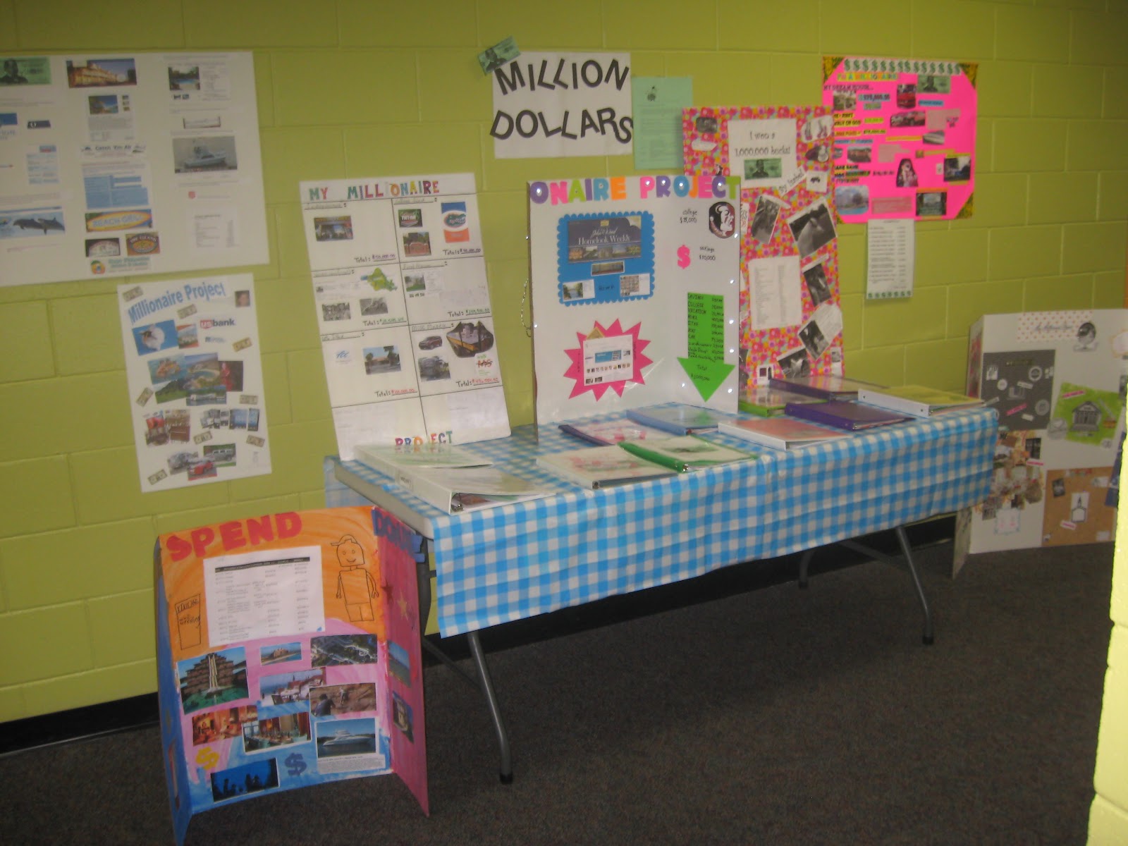 Mrs.Sanders 4th grade class: Million Dollar Projects