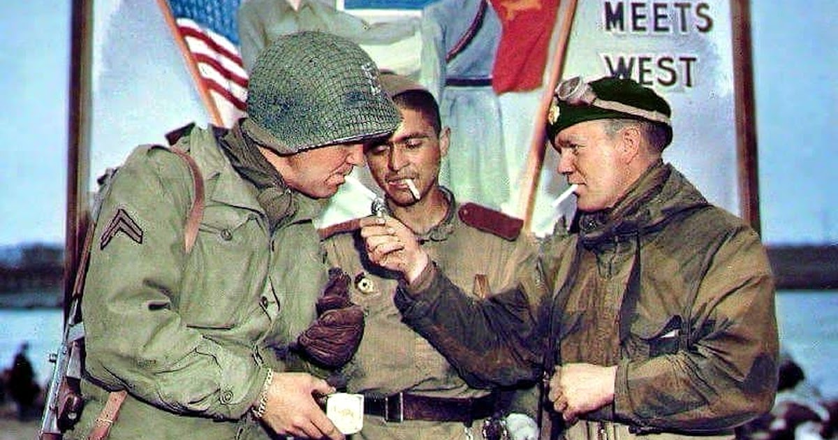 World War II Pictures In Details: American, Soviet and British Soldiers ...