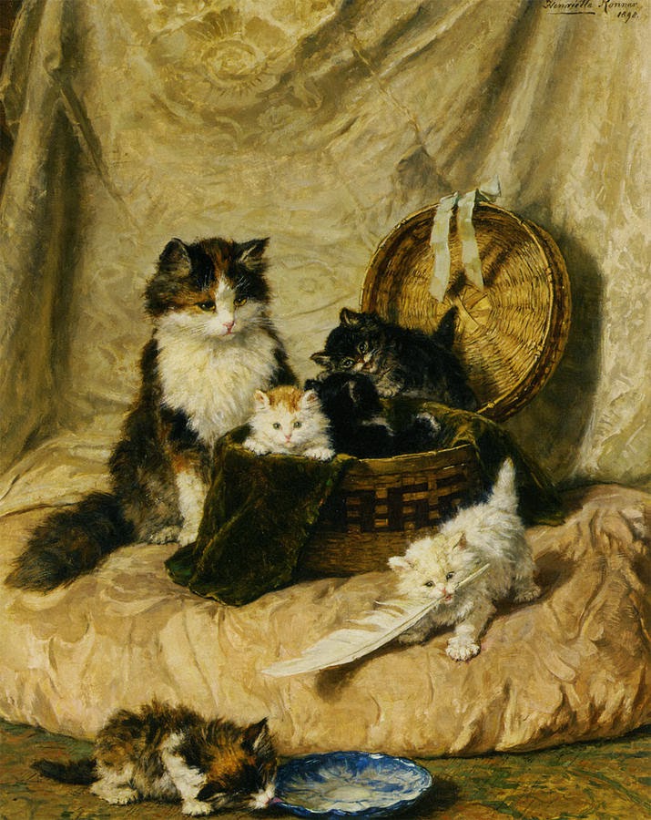 Henriette Ronner-Knip (Dutch, 1821-1909): ehdu — LiveJournal