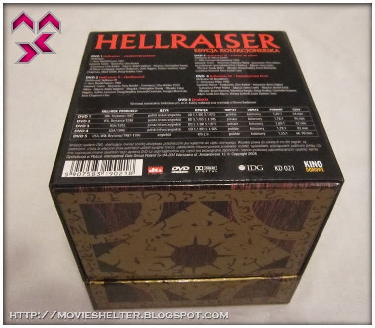Movie Shelter: Destination Point for Movies: Hellraiser - Limited ...