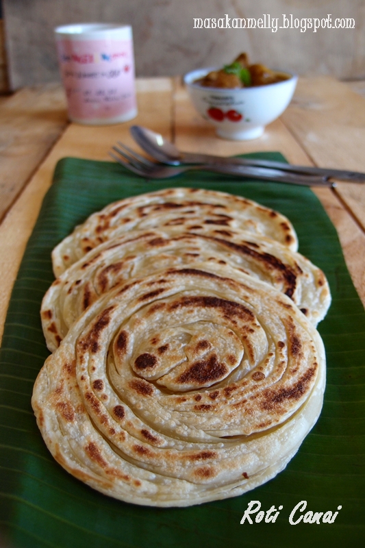 Masakan Melly: Home Made Roti Canai Aka Roti Prata Aka Roti Maryam