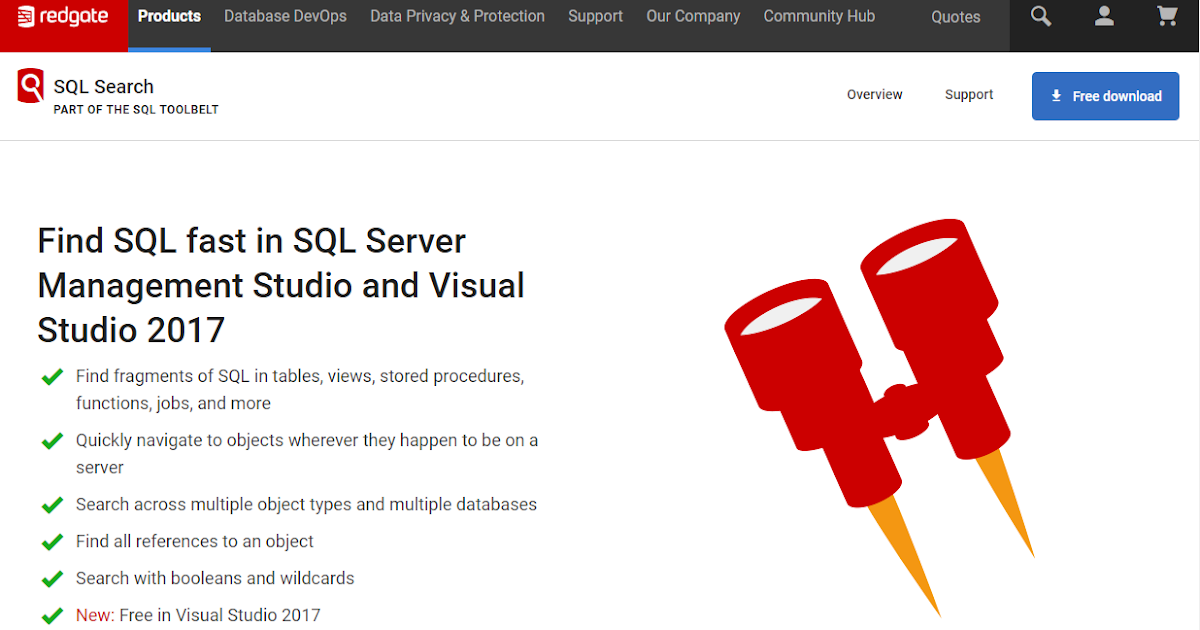 [Database][SQL Server] SSMS 免費搜尋工具 - Redgate SQL Search
