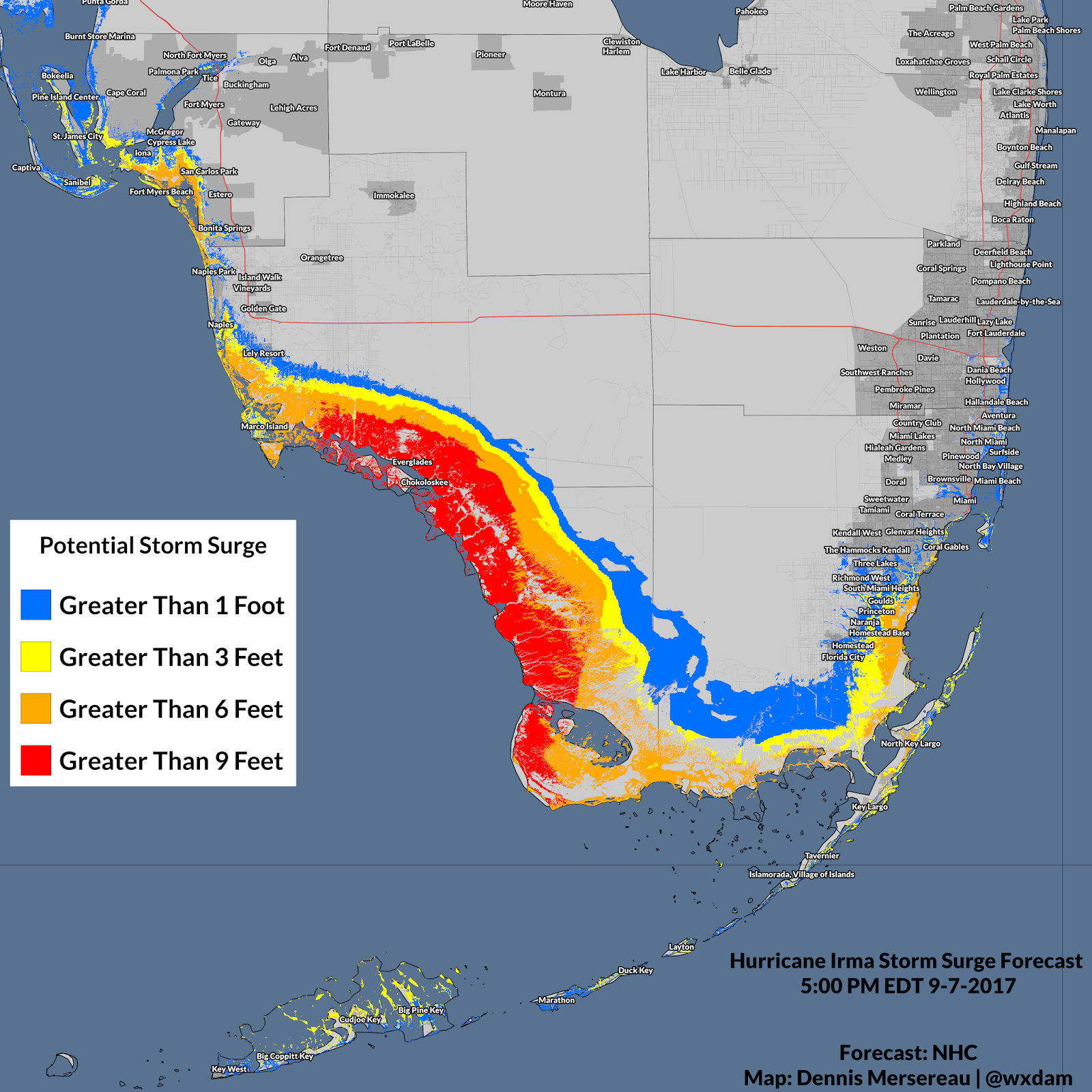 Hurricane Maps - DAMWeather