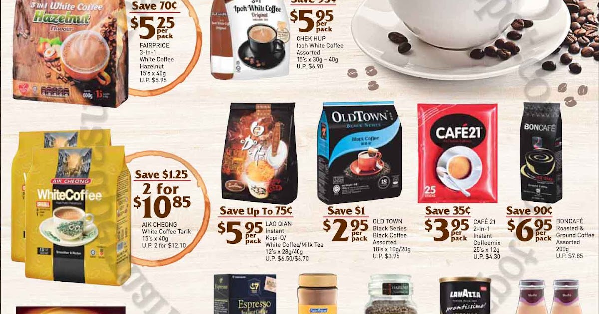 NTUC FairPrice Coffee Deals 05 - 11 April 2018 ~ Supermarket Promotions