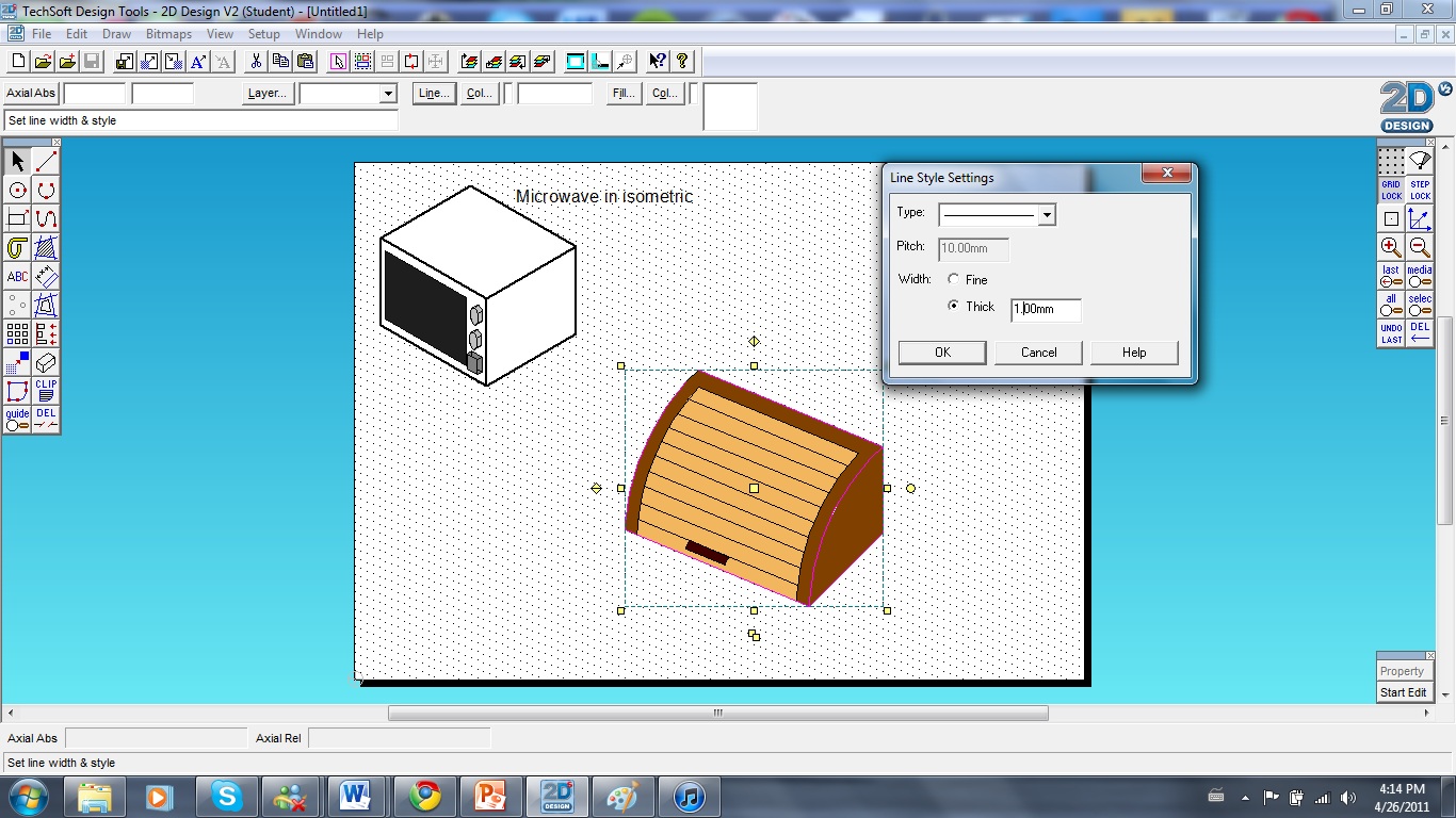 CAD Progression: Creating Objects in 2D Design