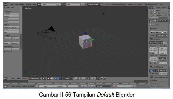 Shortcut Tombol Blender dan Basic Modelling (Pembuatan Objek Model 3D ...