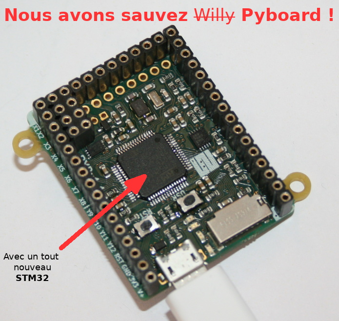 Sauver MicroPython Pyboard ... avec une station à air chaud - MCHobby ...