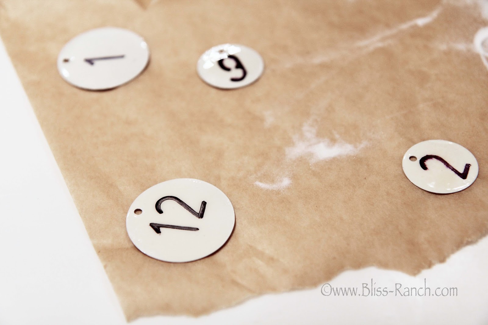 Bliss Ranch: DIY Enamel Look Tags