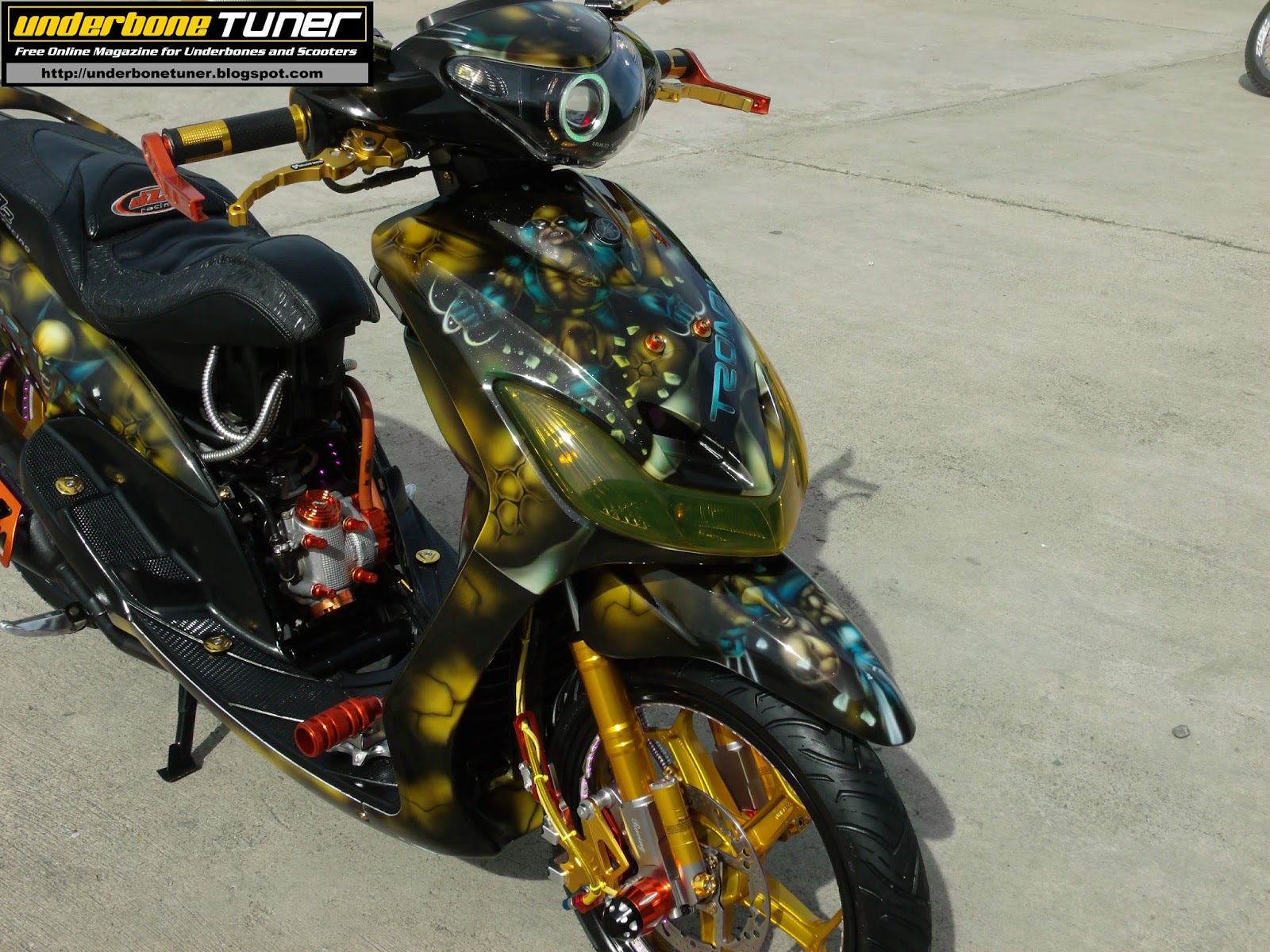 underbone tuner: Weapon-X : Wolverine Yamaha MIO Show Bike by Tron Bike ...