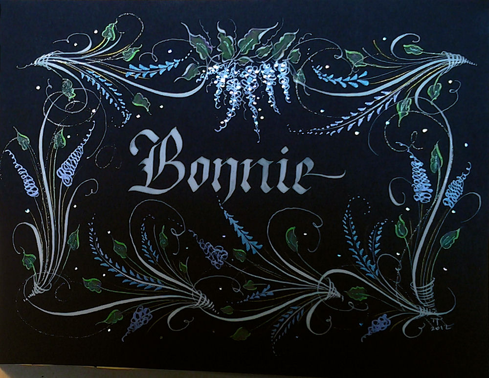 Trish Taylor Calligraphy: 2012