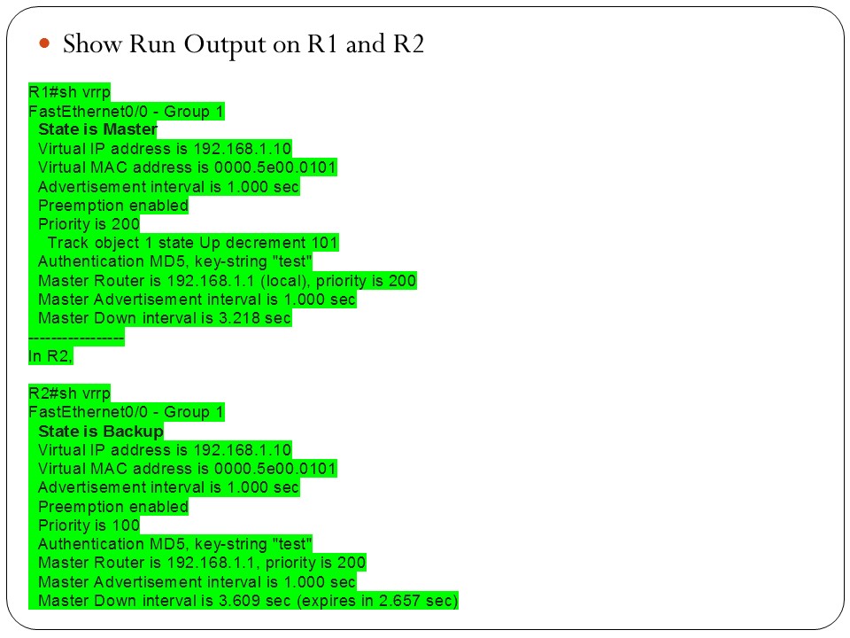 Networking And Scripting : VRRP-Explanation with Example