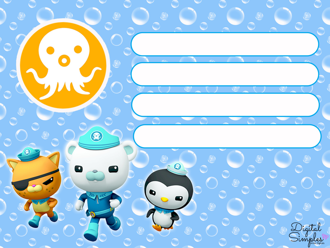 The Octonauts Free Printable Kit. - Oh My Fiesta! in english