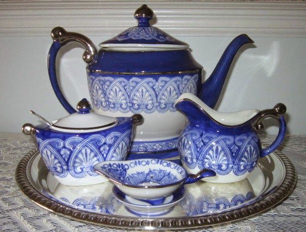 Relevant Tea Leaf: Blue & White China from Bombay Company
