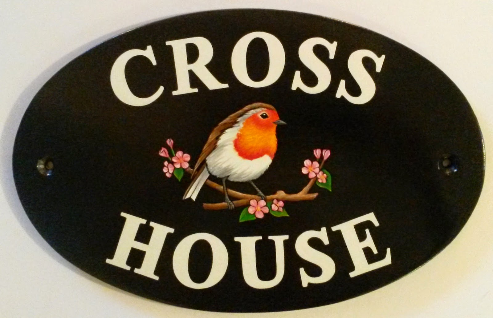 Hand Painted House Signs by Ceramic Art: House Signs, Door Numbers ...