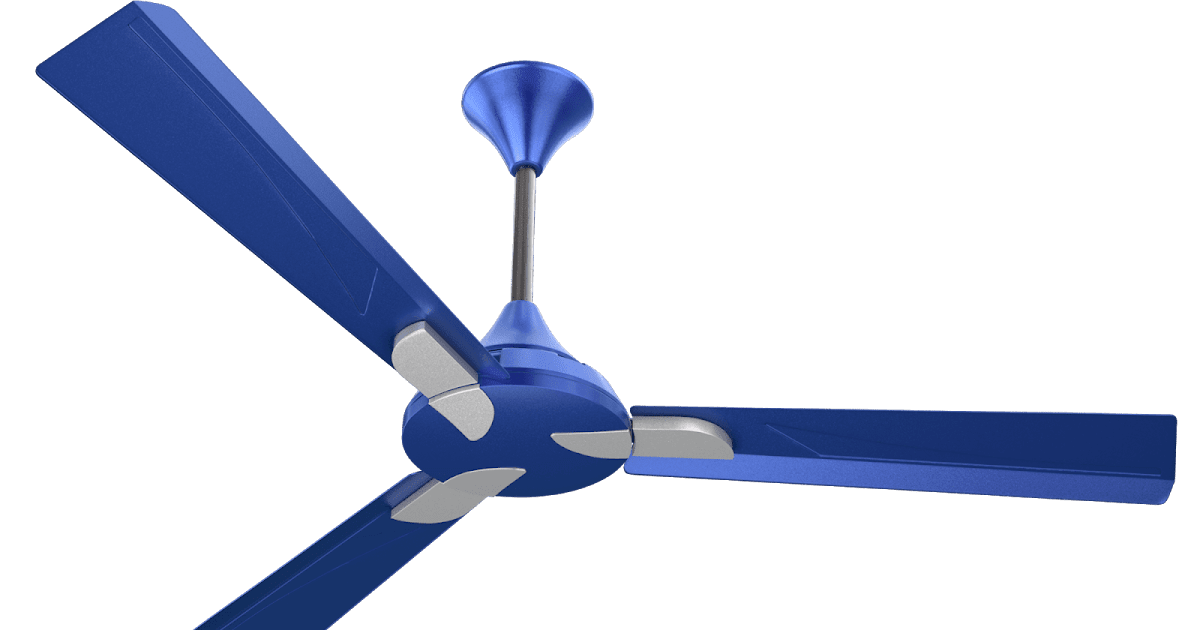 Conion Ceiling Fan Alpha 56” 3 Blades (Sparkling Blue) - SUMON TELECOM ...