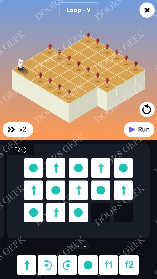 Coding Planets Loop 9 Solution ~ Doors Geek