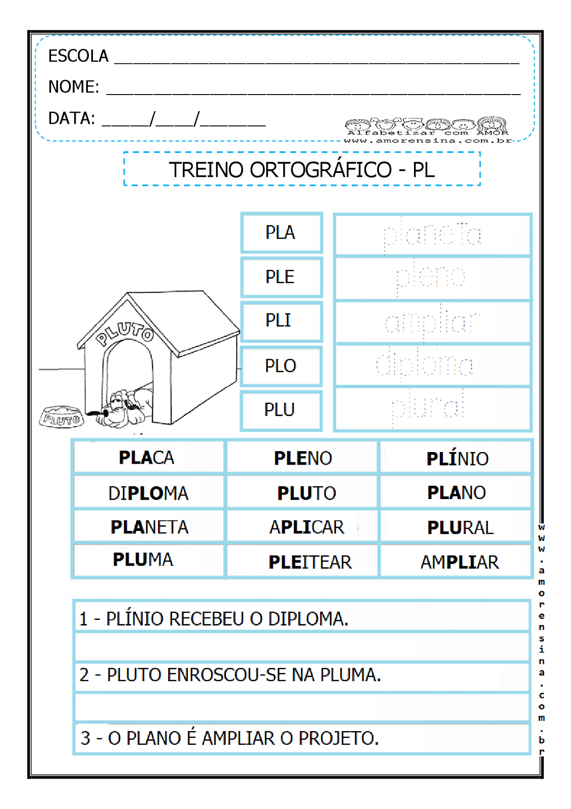 Atividade Bl Cl Fl Gl Pl Tl - RETOEDU