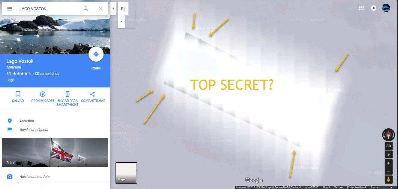 [Atualizado]Google Earth e NASA esconde base 211 de Hitler! | Contato ...