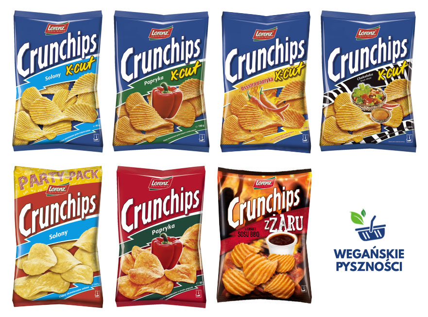 SMACZNE I WEGAŃSKIE: CHIPSY CRUNCHIPS Lorenz