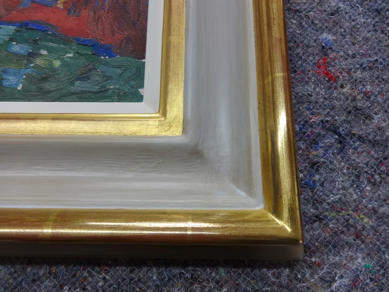 Framemaker: Finished Gilded and Painted Frame