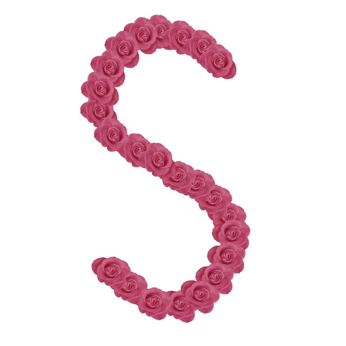 ALFABETO ILUSTRADO ROSAS LETRAS EM PNG COM FUNDO TRANSPARENTE-ALFABETOS ...