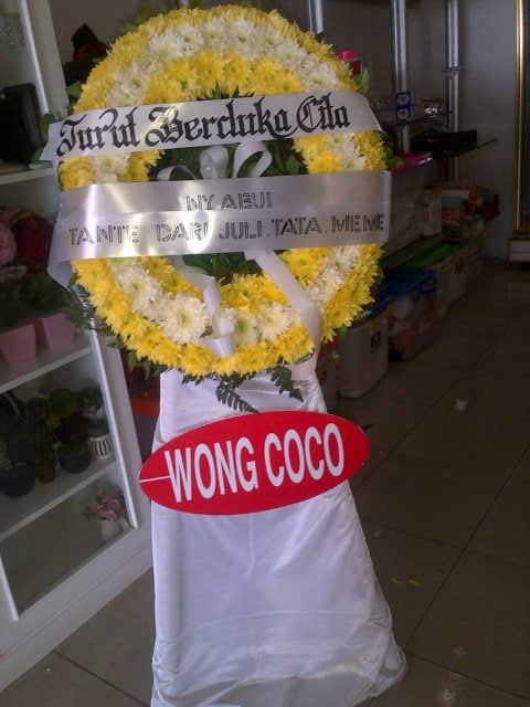 zuyyin florist: Contoh Krans duka Di Toko Bunga Zuyyin Florist