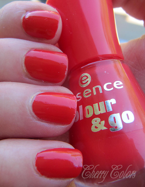 NOTD: Essence Redvolution - Cherry Colors - Cosmetics Heaven!