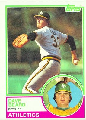 1983 Topps Blog: #102 Dave Beard - Oakland A's