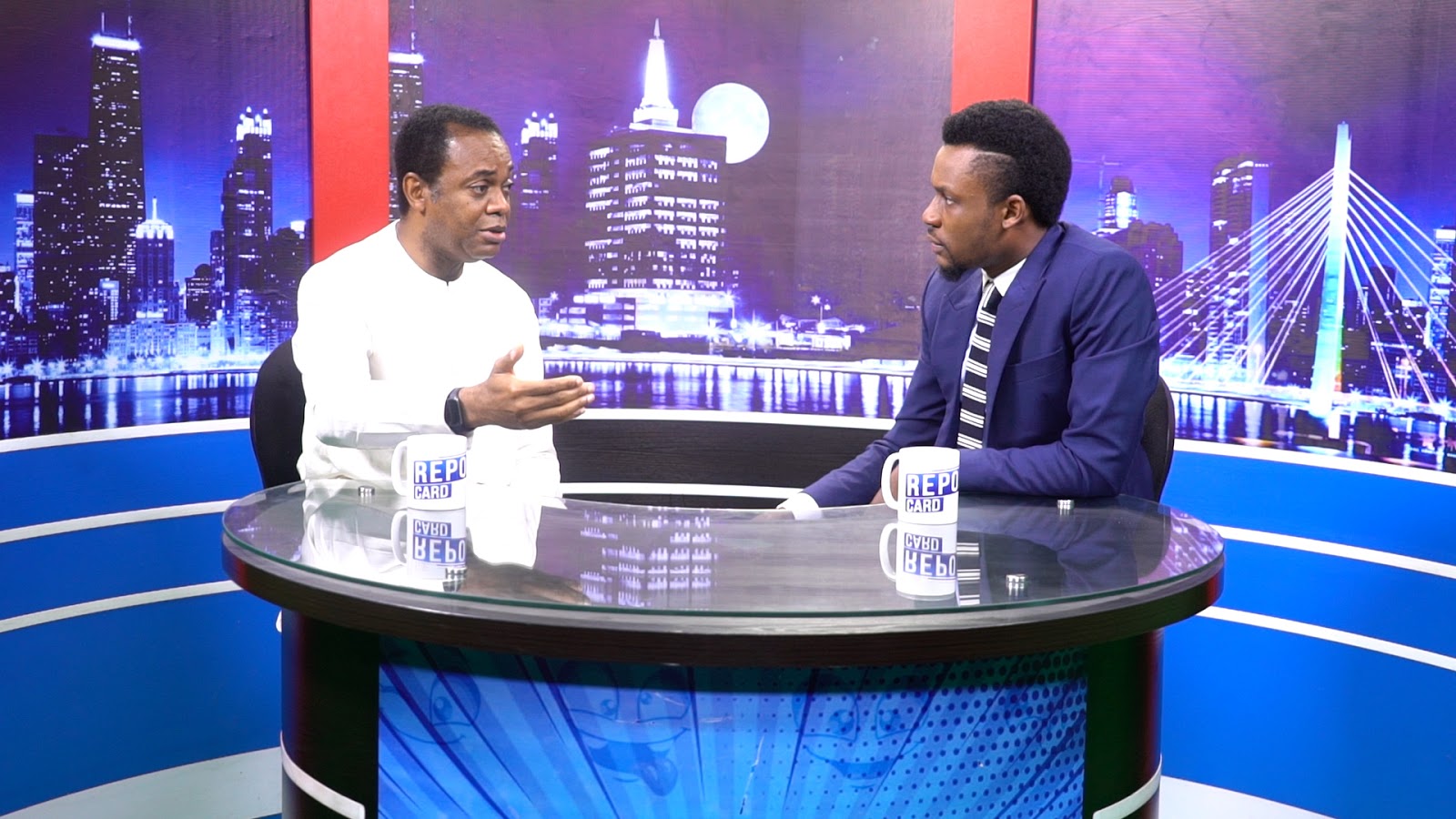 Donald Duke was at Linda Ikeji TV studios today...and he was the most ...