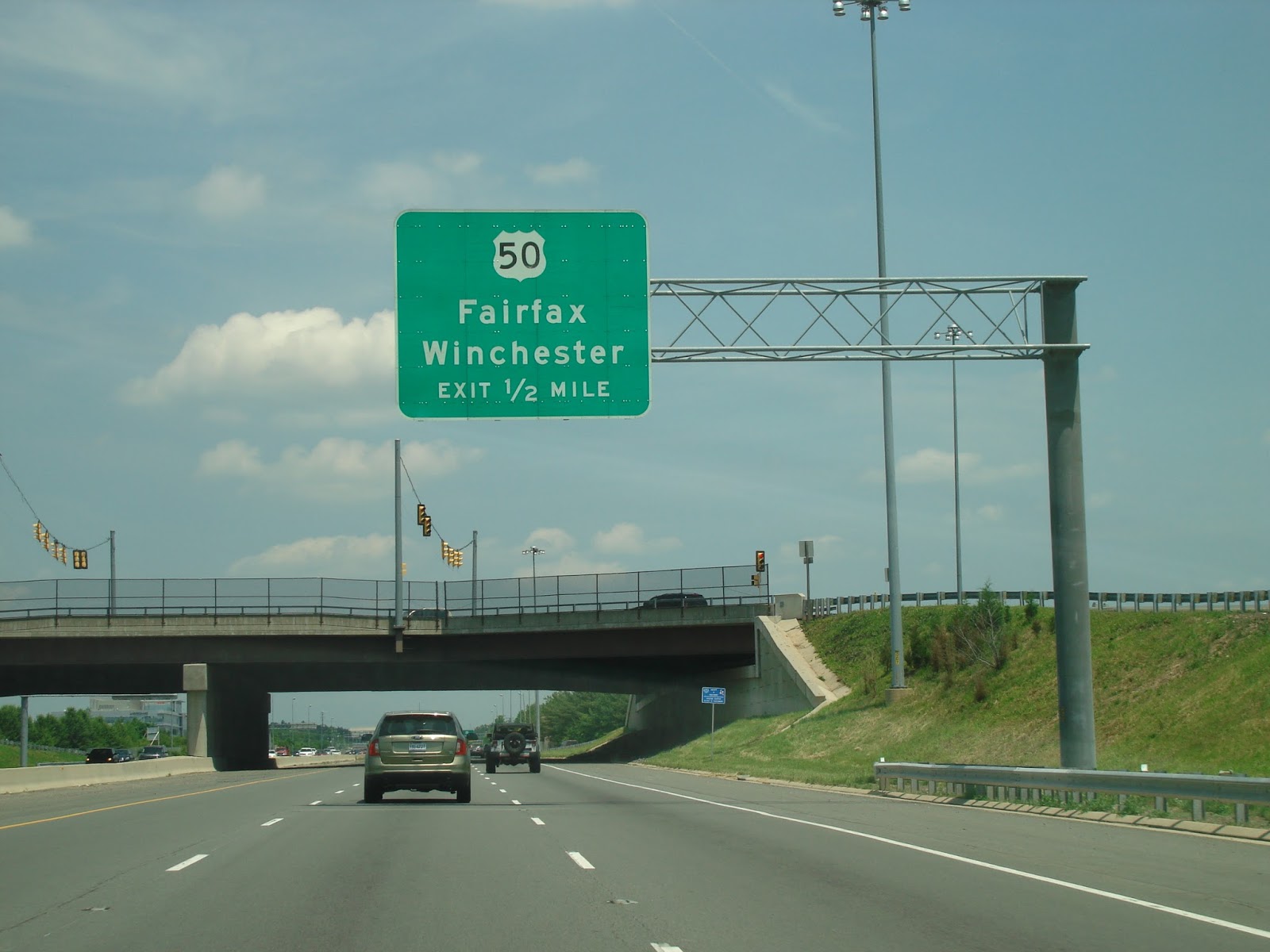 Luke's Signs: Interstate 66 & Rt. 28 - Fairfax County, VA
