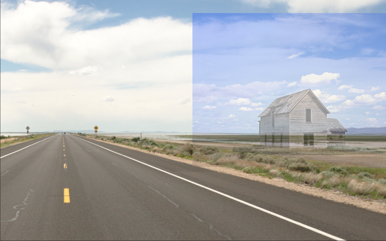 PHOTOSHOP | Road to Home Photo Manipulation