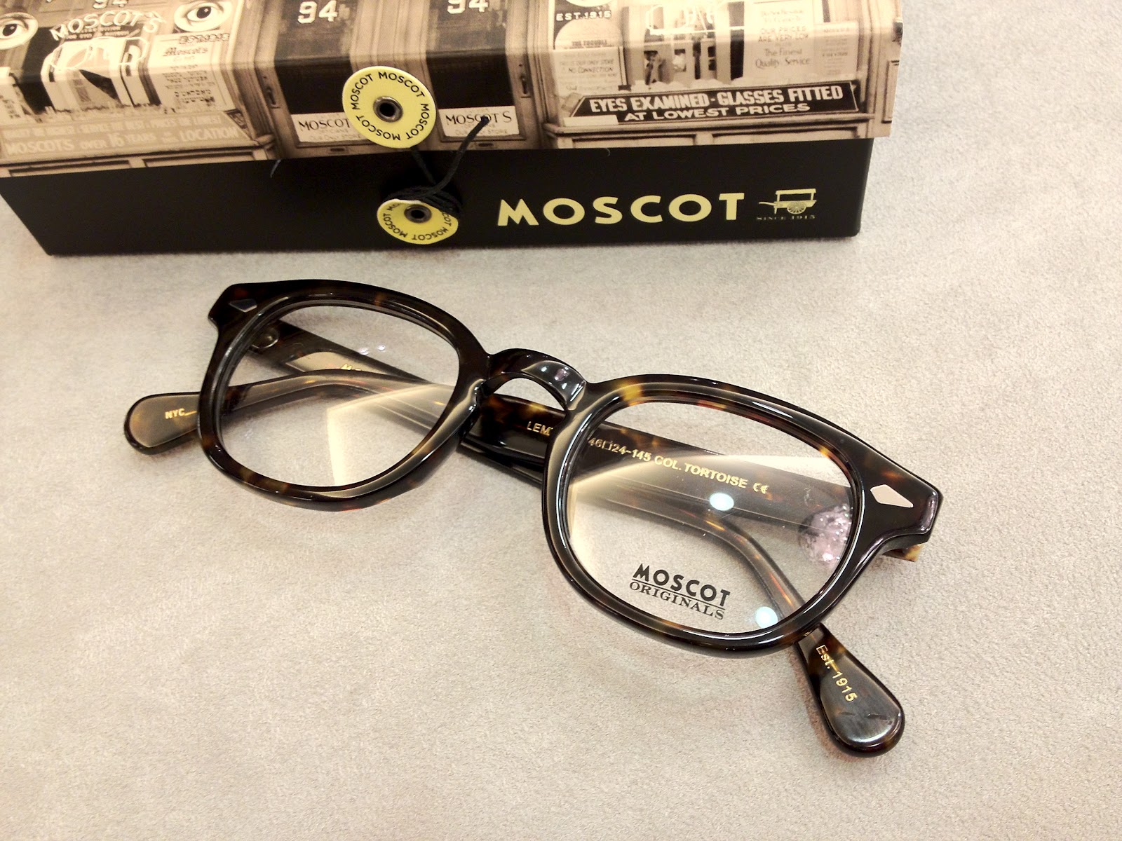 恩瑞眼鏡ERIC's eyewear: Johnny depp招牌復古框Moscot Lemtosh 恩瑞眼鏡