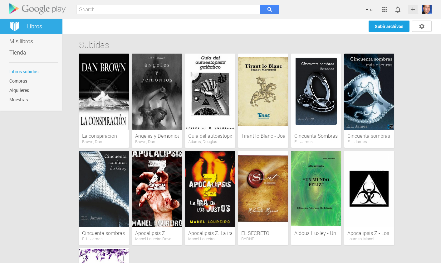 Max Fine: Mis Libros, Google Play y la app Google Play Books