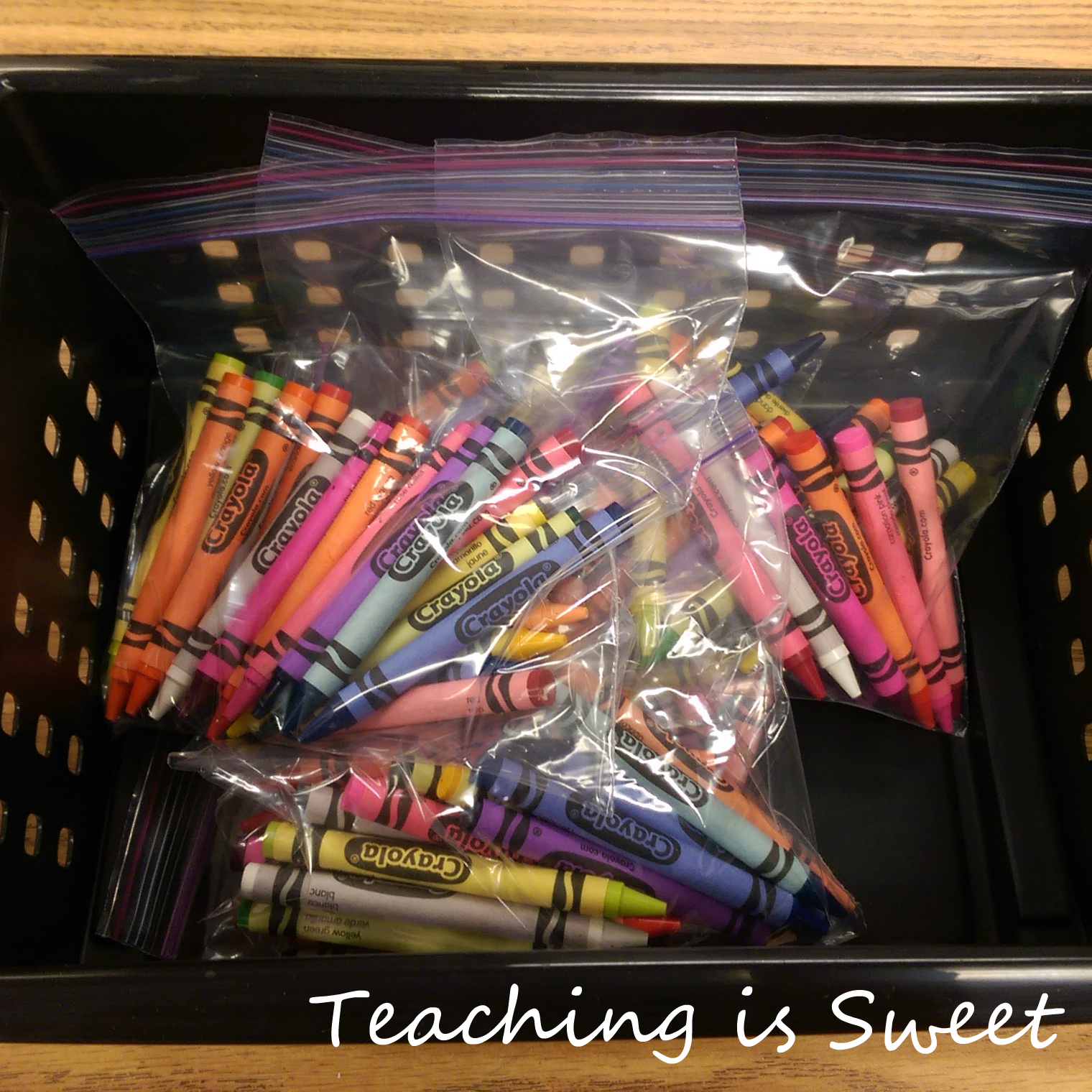 Teaching Is Sweet: Wordless Wednesday - New Crayons