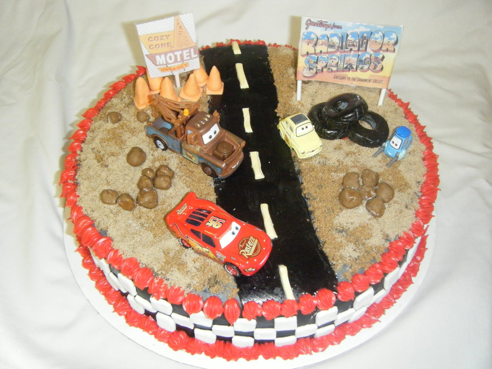 Sugary Sweet Bakery: Cars Themed Cake