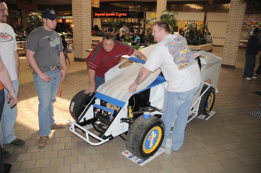 Racepix Sports Shorts: Midwest Dirt Race Car Show @ Central Mall 3-10-12