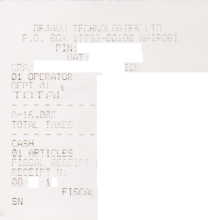 ETR MACHINES : Registration of an Etr Machines.Dejavu Technologies ...