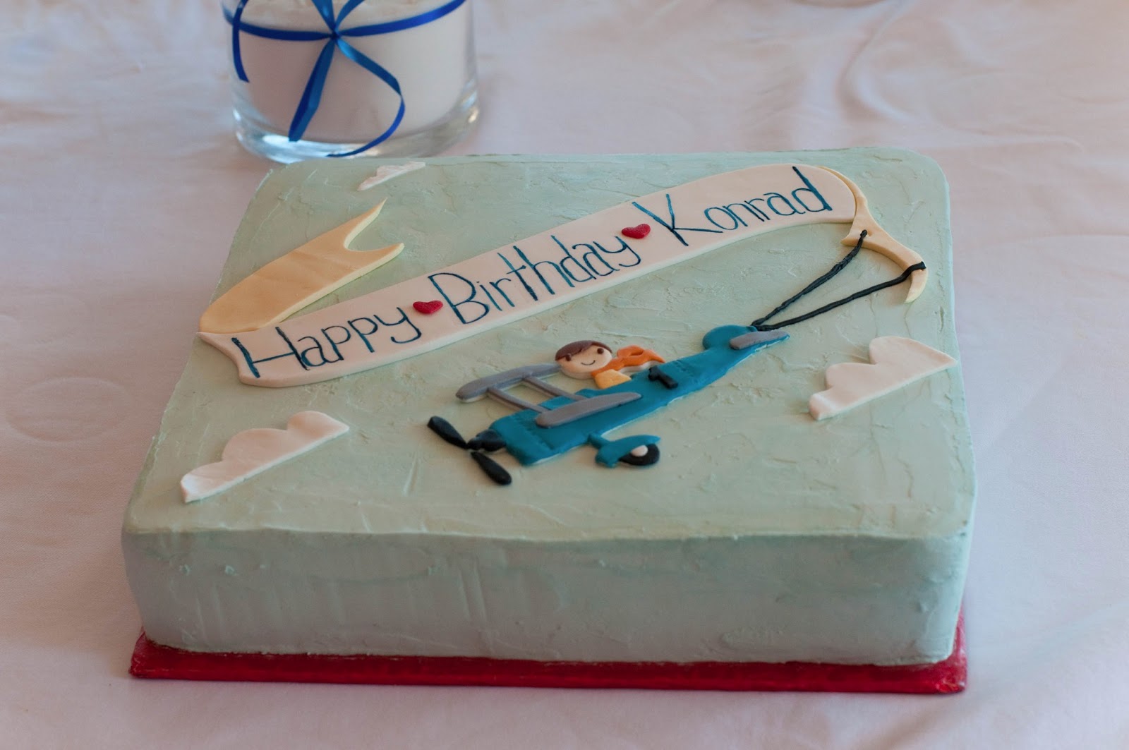 Konrad's Biplane Birthday ~ Dozen Flours