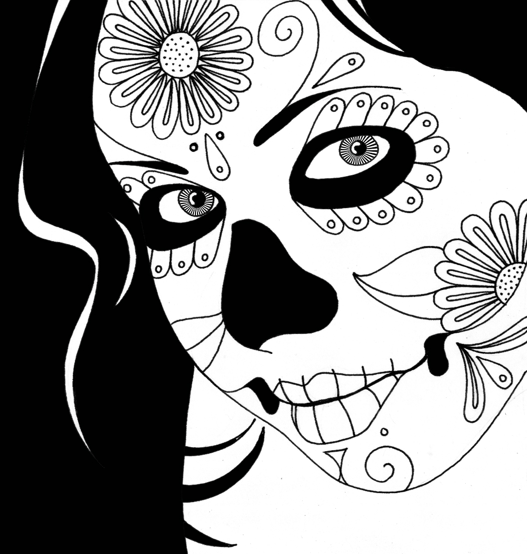 Yucca Flats, N.M.: Calaca-A-Day 365 Project Day 77 - +Sherin Makhyoun