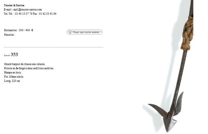 historic-marine-france: Harpon