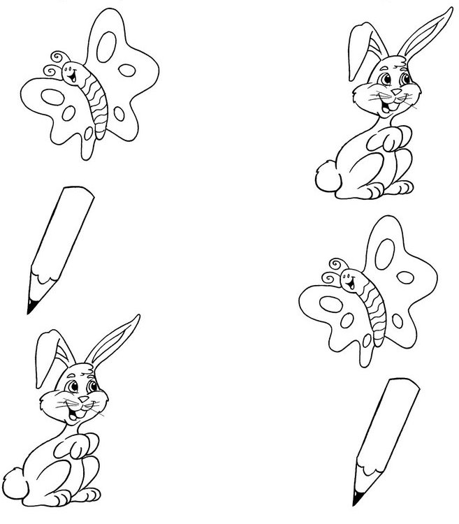 Actividades y ejercicios para infantil y primaria: Colorea y une con ...