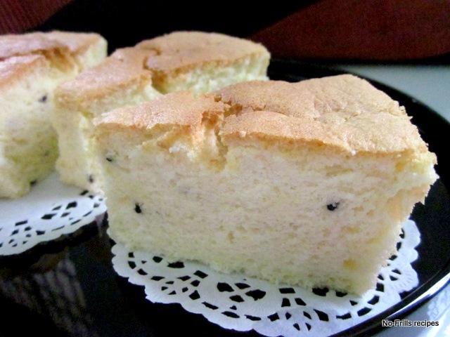 Tofu chiffon cake