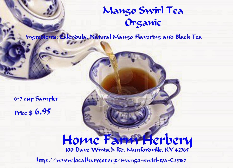 Four great hand blended Teas to choose from this week : Home Farm Herbery