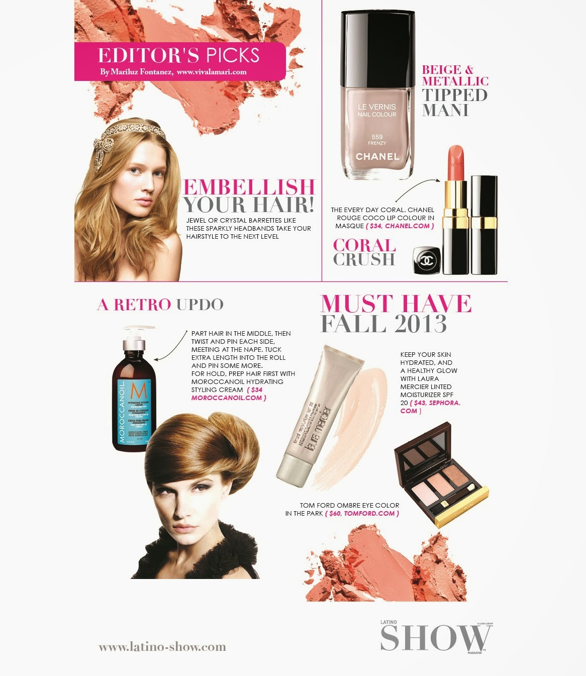 LATINO SHOW MAGAZINE: EDITOR'S PICKS WINTER 2013