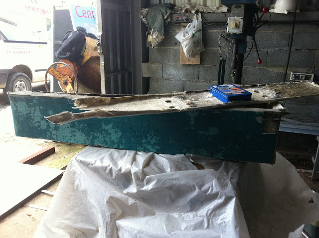 VELERO SORTILEGE : (7º) FABRICACION DEL QUILLOTE