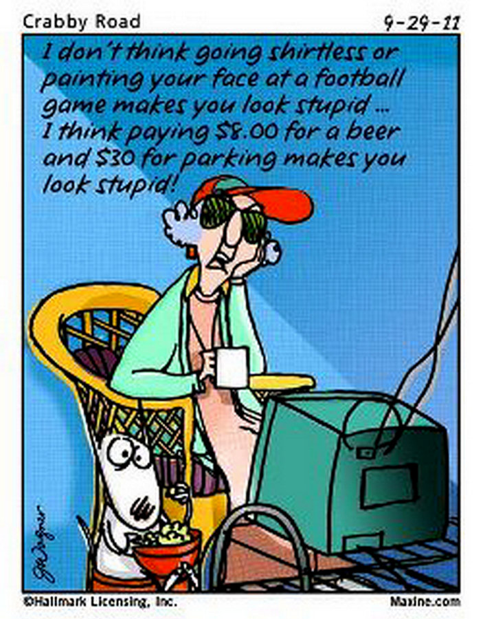 Chuck's Fun Page 2: 8 Maxine cartoons