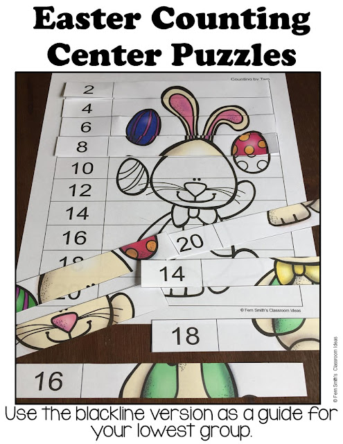 Quick and Easy to Prep Counting Puzzles for Easter - Fern Smith's ...